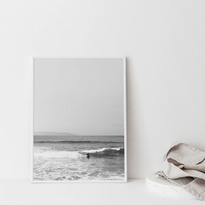 Surf Print,surf Photography,ocean Print,black and White Print,black and ...