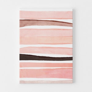 Abstract Print, Digital Print, Pink Wall Art, Wall Decor, Large Wall ...
