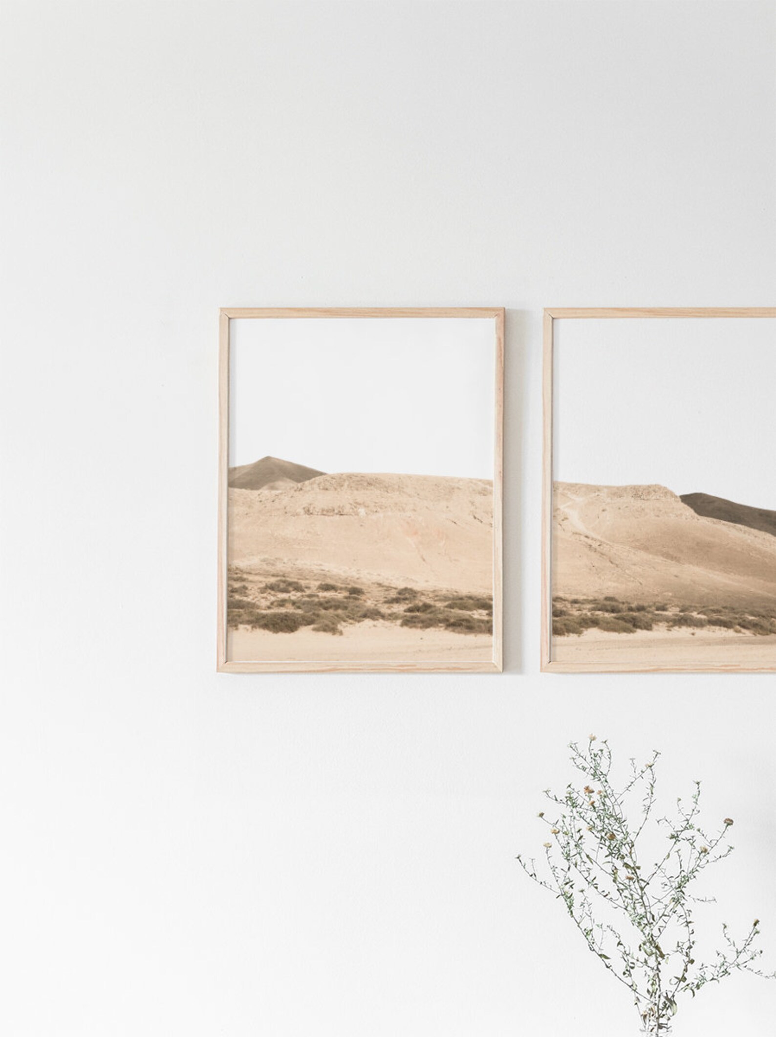 Prints Set of 2 Prints Desert Prints Desert Wall Art Set | Etsy