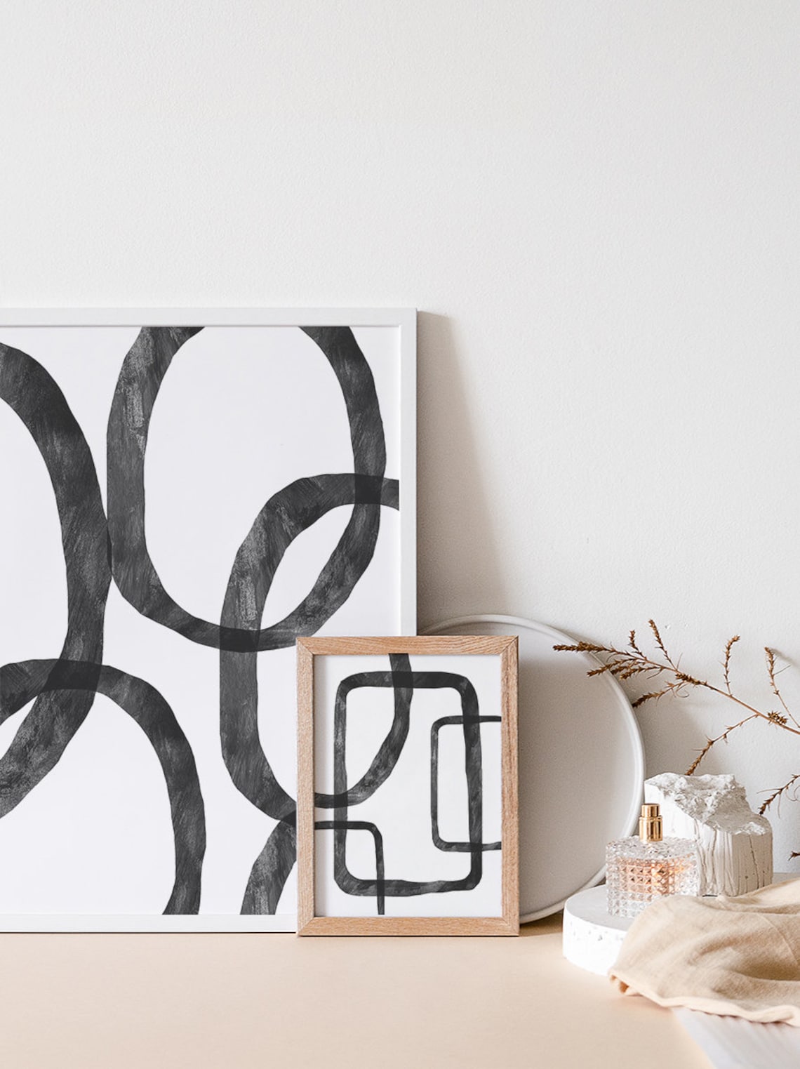 Digital Prints Set of 2 Art Large Wall Art Prints Art Home | Etsy