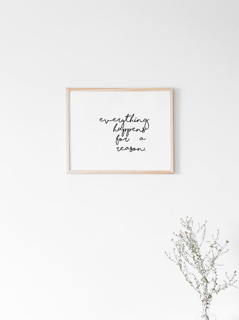 Horizontal Art Quote Print Inspirational Quote Poster | Etsy