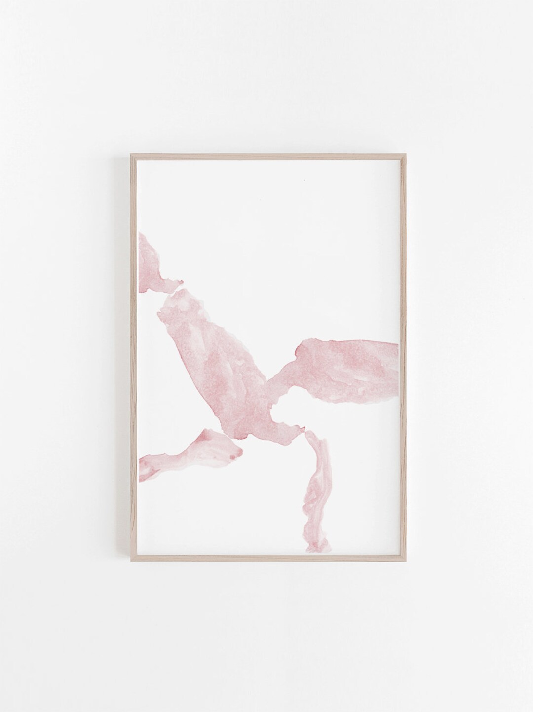 Digital Print,pink Print,diy Print,watercolor Print,wall Art,wall Print ...