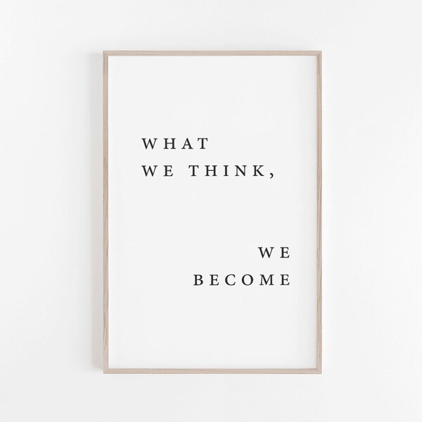 Think Wall Art - Etsy