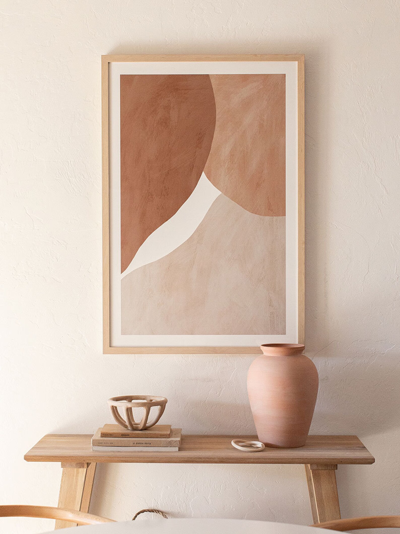 Prints Digital Set of 2 Prints Abstract Prints Beige - Etsy