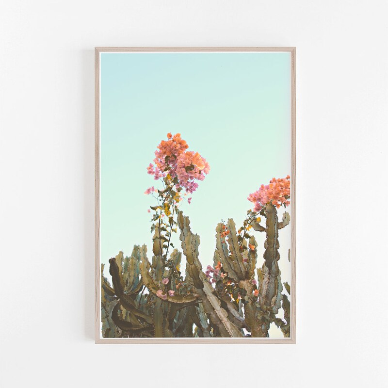 Cactus Print - Etsy