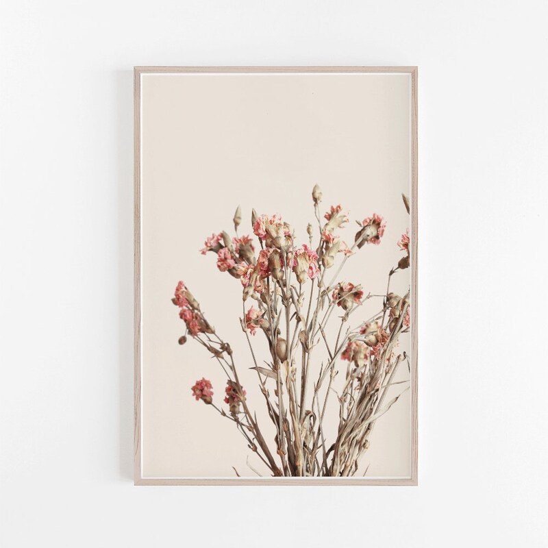 Dried Flower Print - Etsy UK