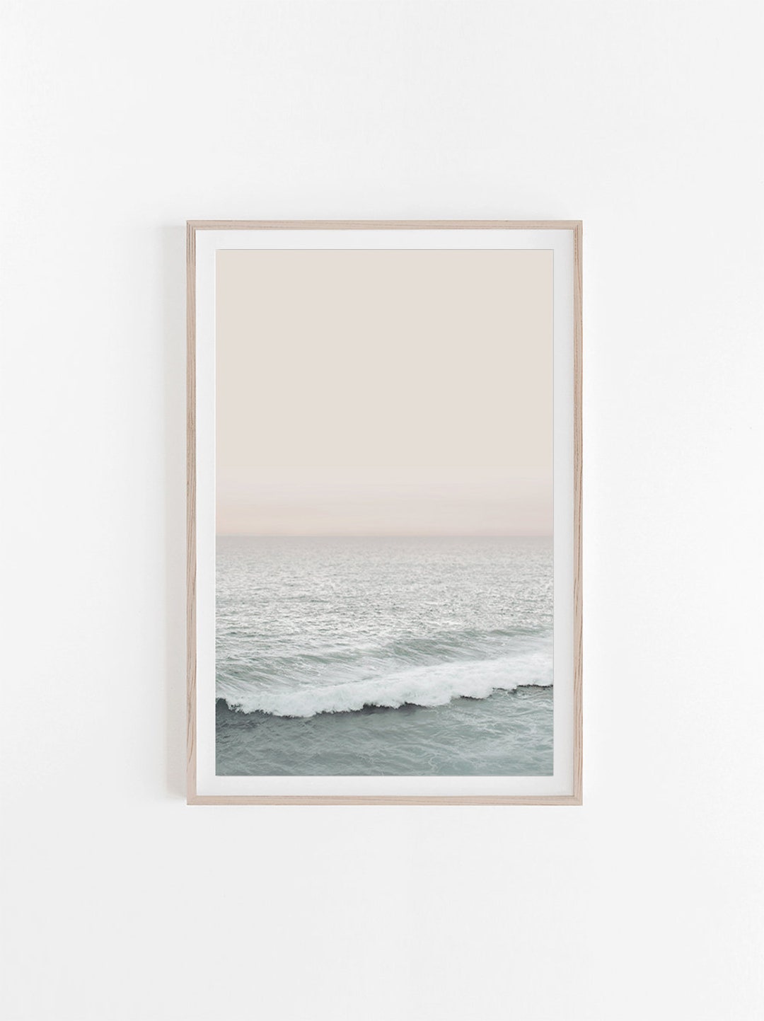 Beach Print, Pastel Wall Art, Pastel Prints, Beach Decor, Sunset Print ...