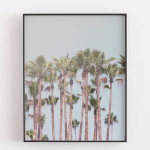 Palm Tree Print,palm Print,tropical Print,pastel Print,palm Tree,prints ...