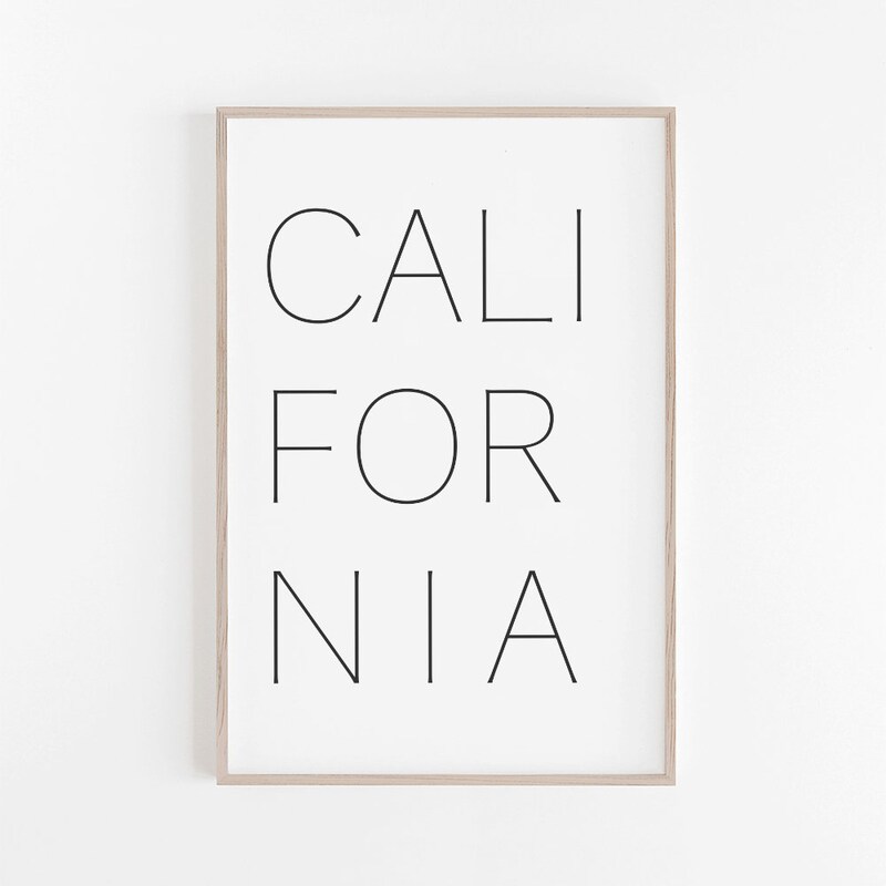 California Art Print - Etsy