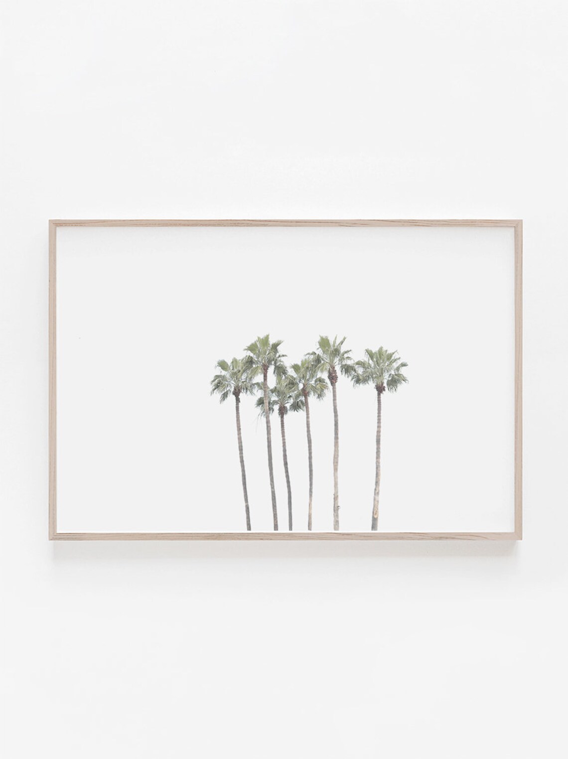 Horizontal Wall Artpalm Trees Printdigital Printwall Art - Etsy