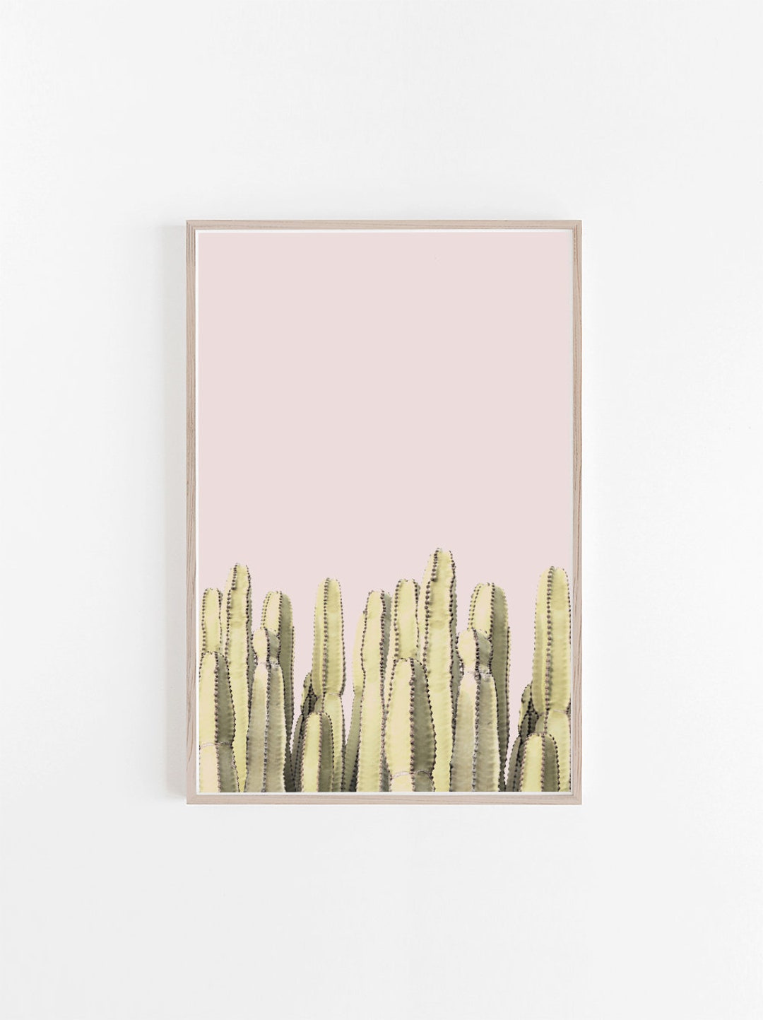 Cactus Print,pink Wall Art,cactus Wall Art,cactus Decor,cacti,wall Art ...