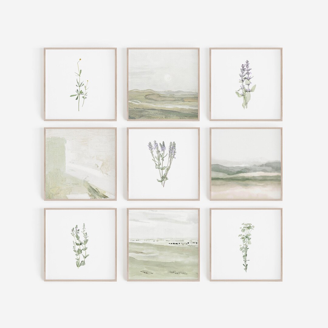Landscape, Farmhouse, Digital Prints, Square Prints, Botanical Prints ...