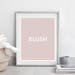 Typography Print,pink Wall Art,poster,pink Print,blush Pink Print ...