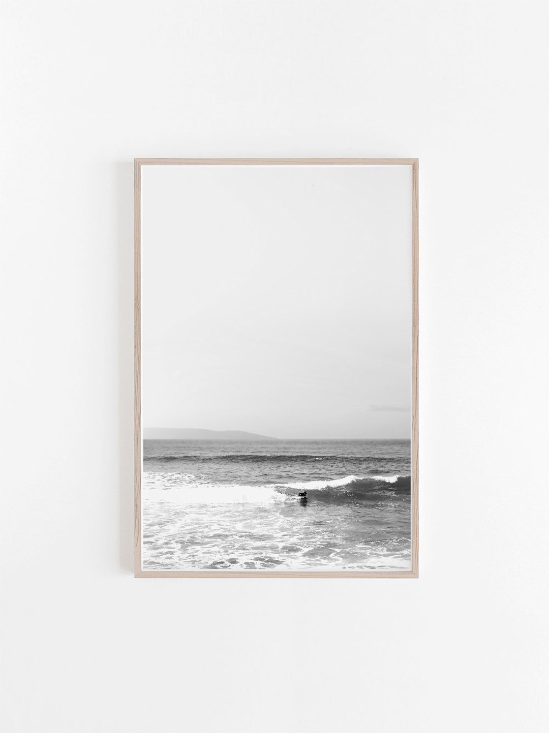 Surf Print,surf Photography,ocean Print,black and White Print,black and ...