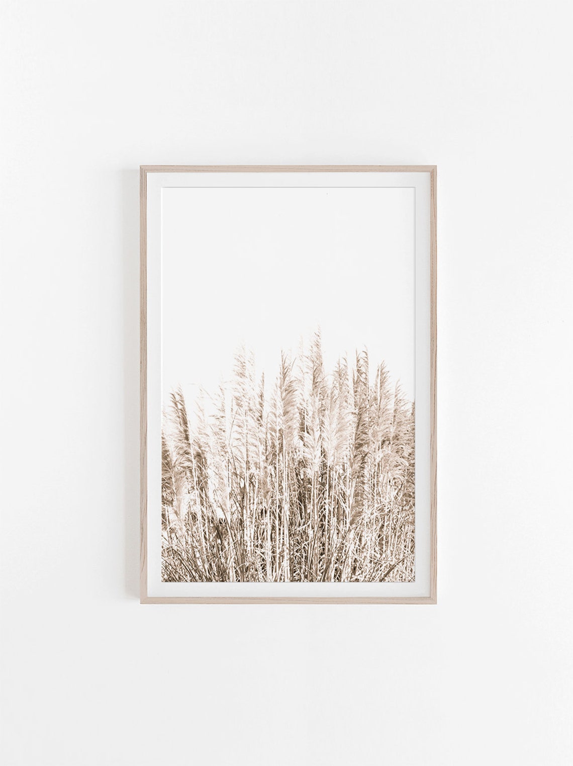 Pampas Prints Digital Prints Printable Wall Art Natural | Etsy