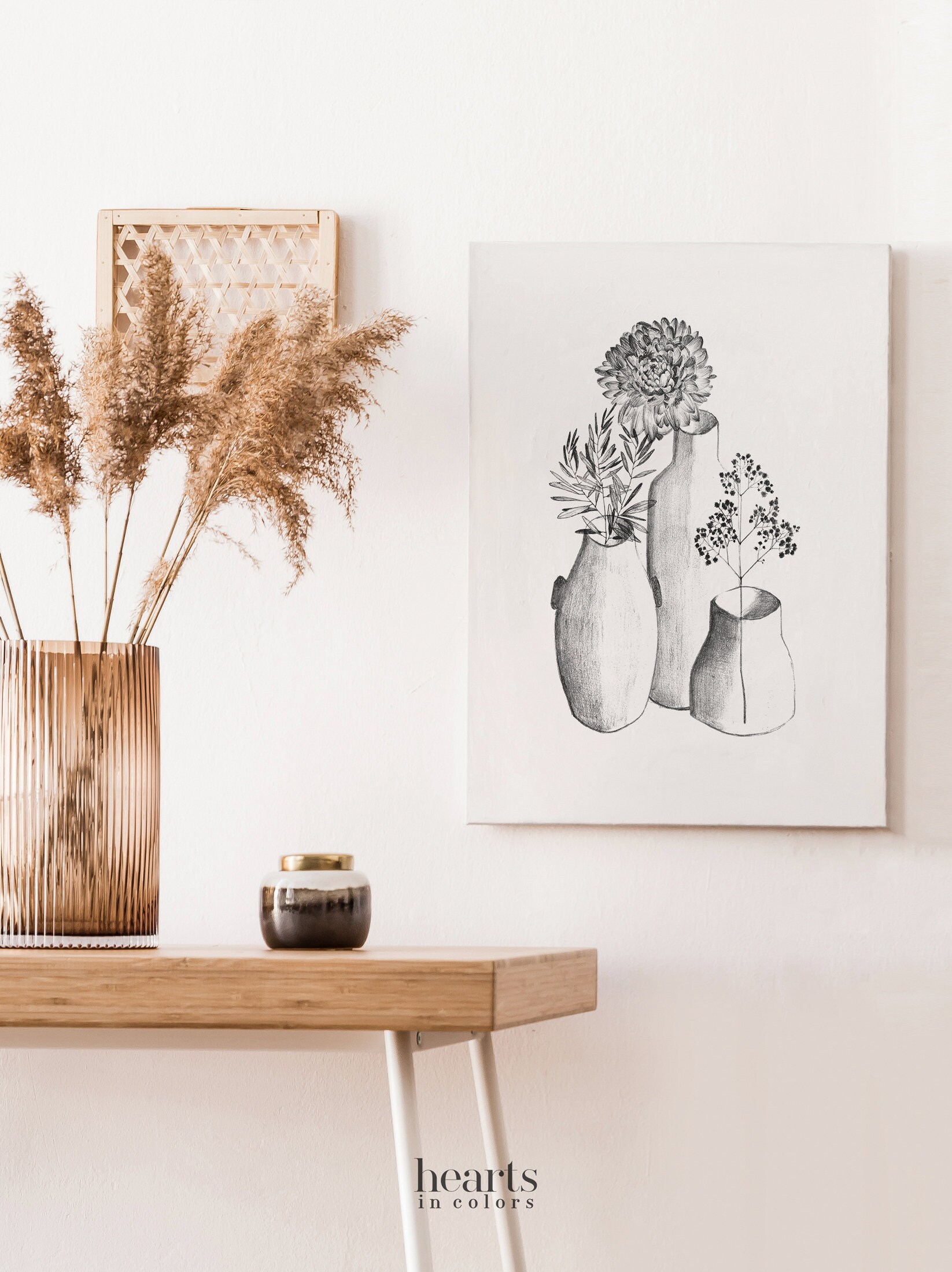 Vase Print DIGITAL Print Wall Art Printable Wall Art | Etsy