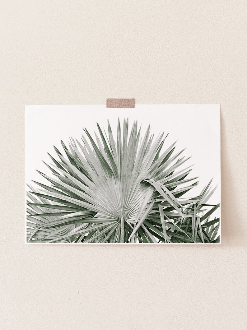 Leaf Print Green Wall Art Botanical Print Botanical Wall | Etsy