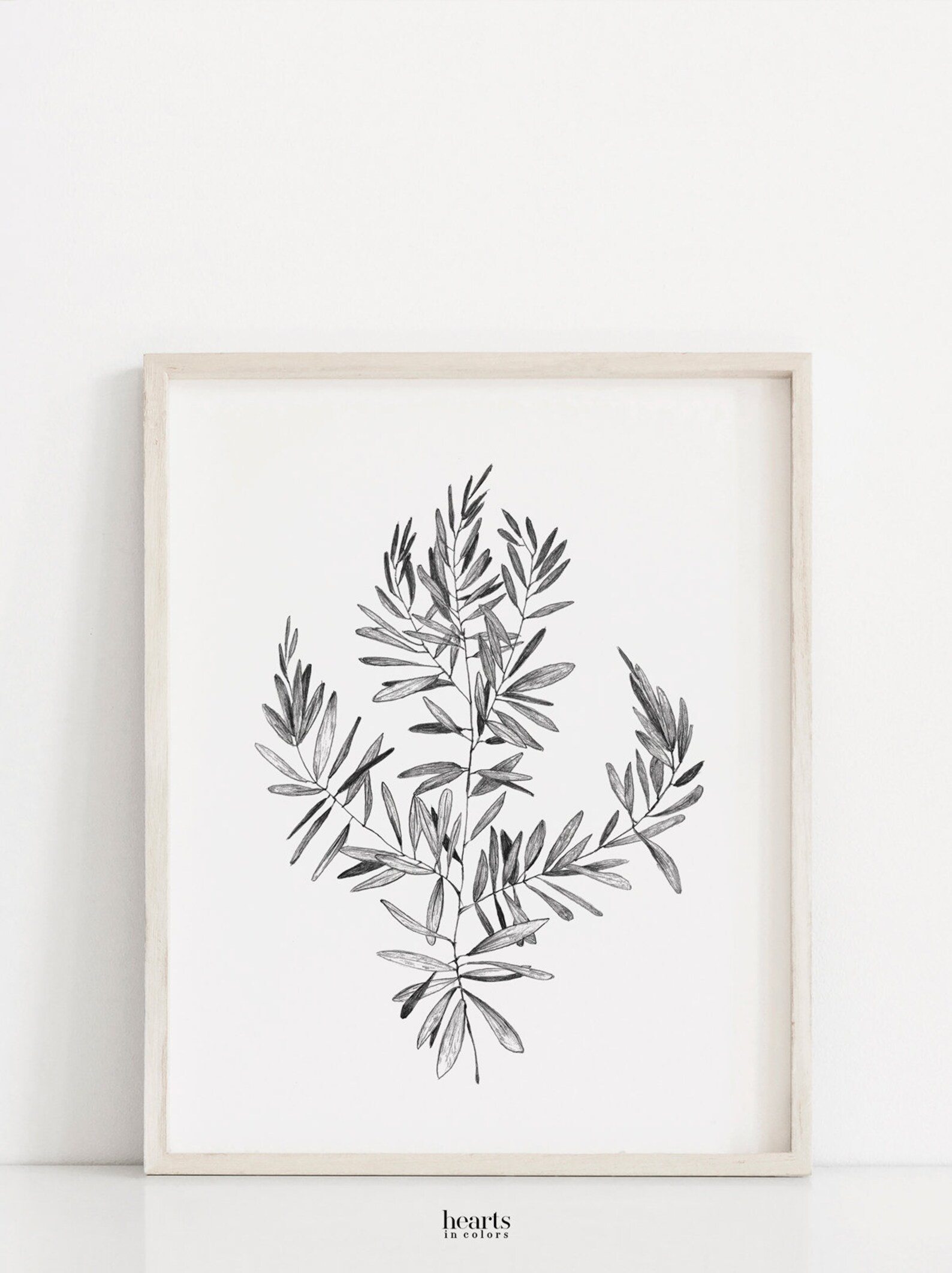 Olive Print Digital Prints Botanical Print Botanical Wall - Etsy