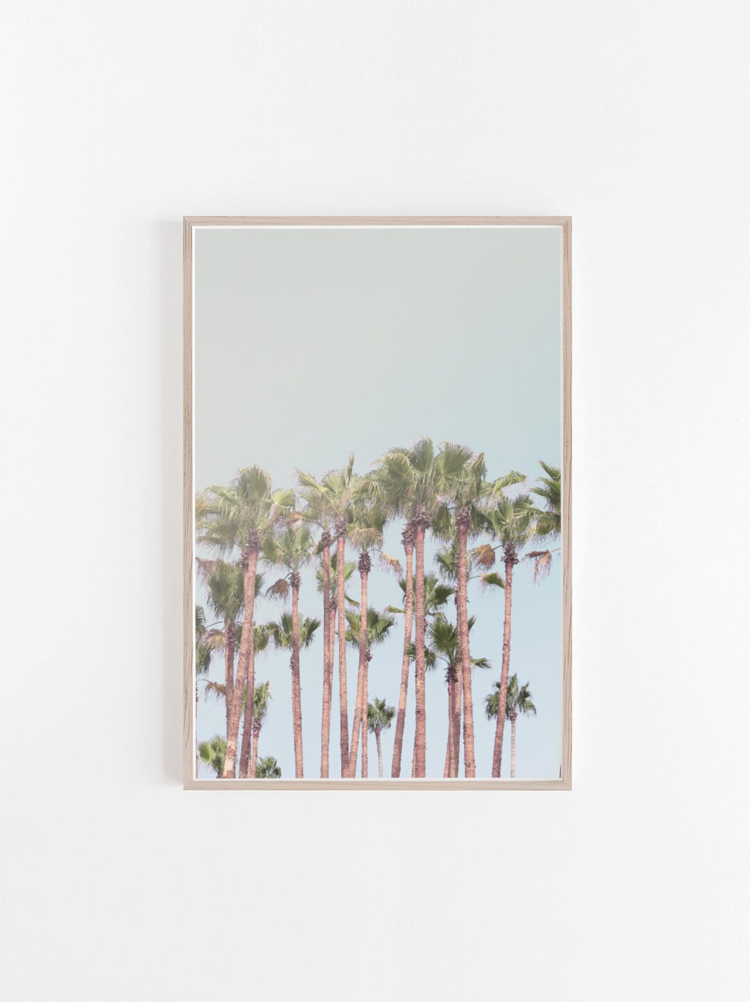Palm Tree Print,palm Print,tropical Print,pastel Print,palm Tree,prints ...