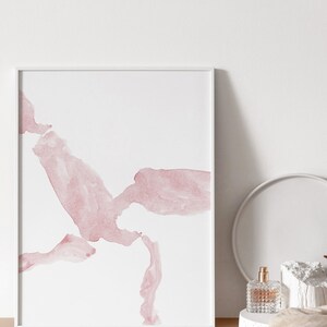 Digital Print,pink Print,diy Print,watercolor Print,wall Art,wall Print ...