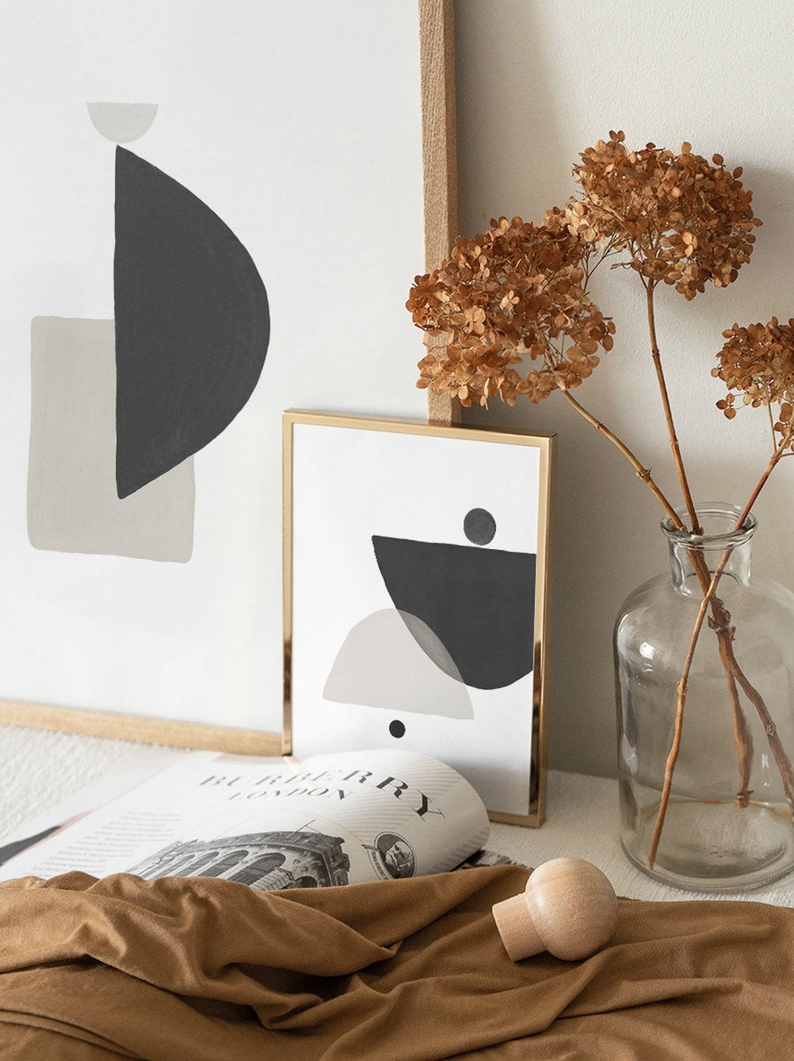 Set of 2 Prints Digital Prints Minimalist Prints - Etsy