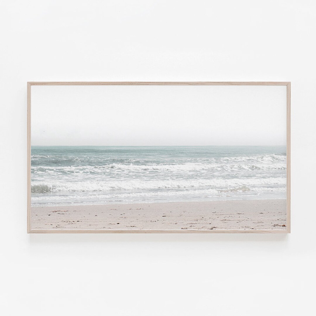 Beach Art TV, Beach Digital Art, Ocean Tv Art, Art for TV, Frame Art TV ...