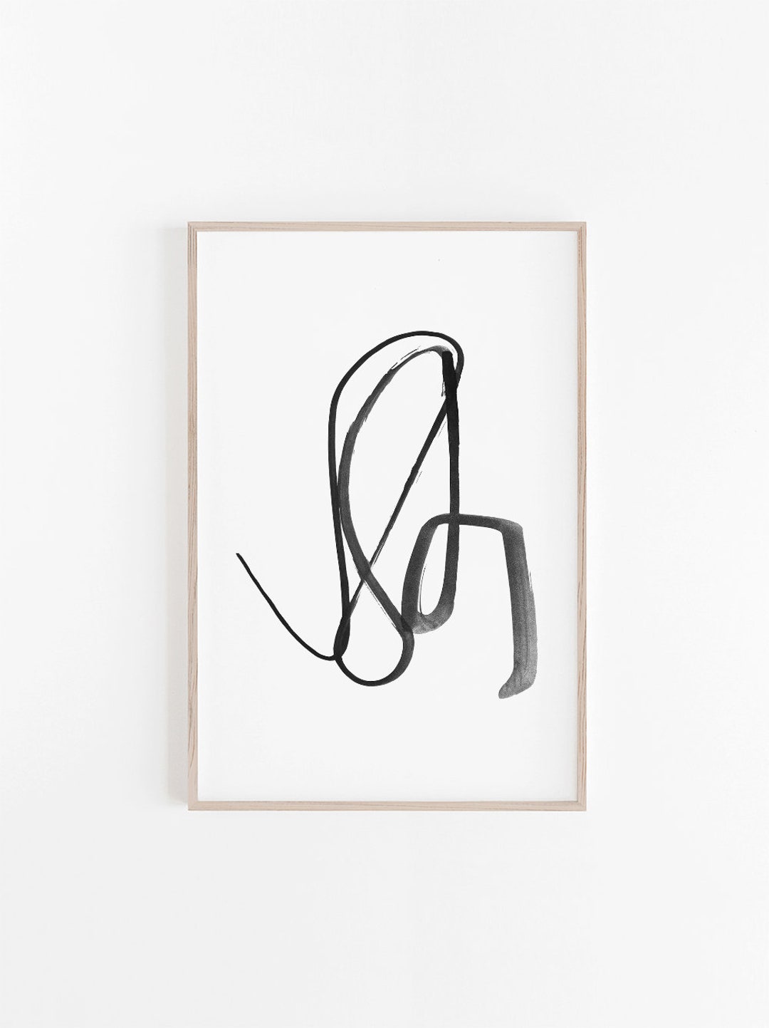 Black and White, Abstract Print, Abstract Wall Art, Black and White ...