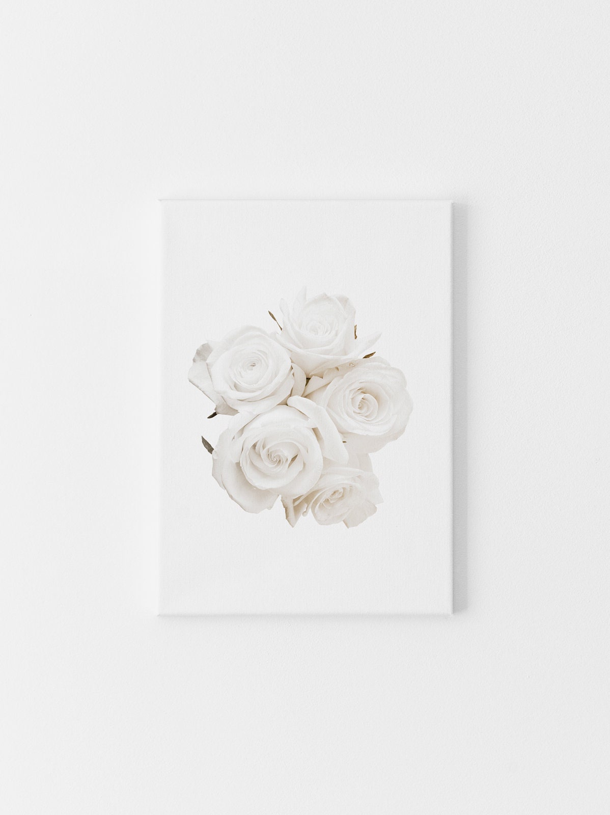 White Roses Printdigital Printflowers Printfloral - Etsy