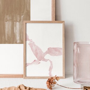 Digital Print,pink Print,diy Print,watercolor Print,wall Art,wall Print ...