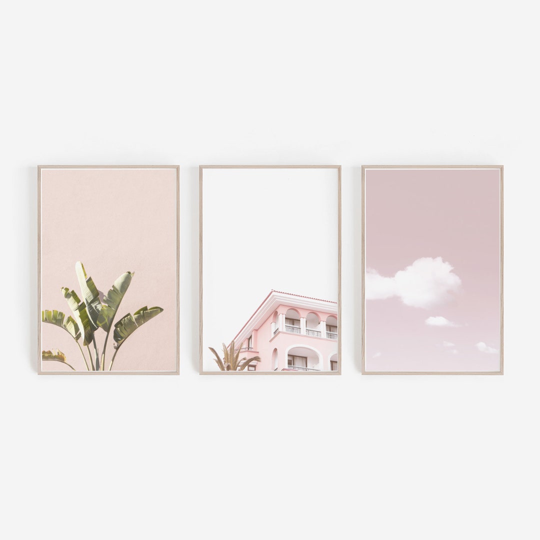 Pink Wall Art,pink Prints,digital Prints,printable Wall Art,wall Art ...