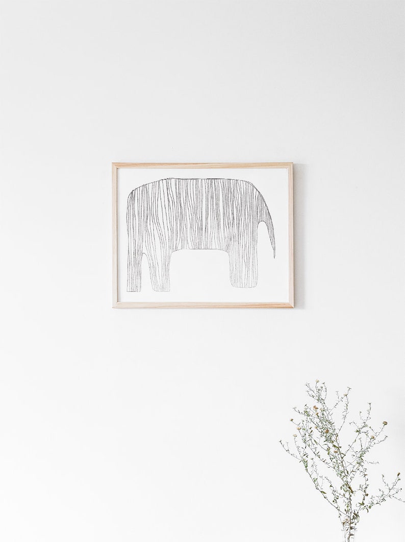 Abstract Print Digital Print Line Print Abstract Wall Art | Etsy