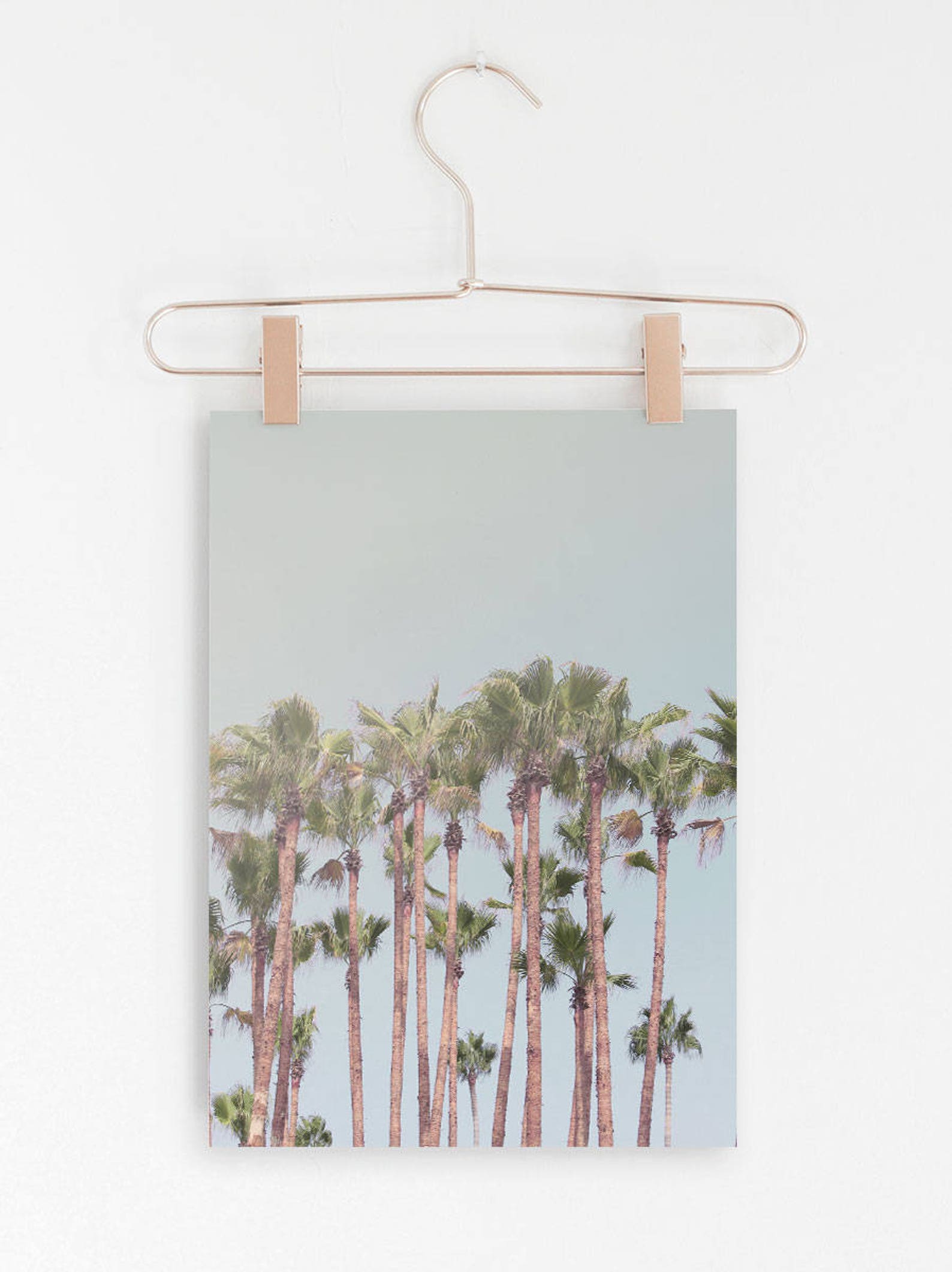 Palm Tree Printpalm Printtropical Printpastel Printpalm | Etsy