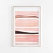Abstract Print, Digital Print, Pink Wall Art, Wall Decor, Large Wall ...