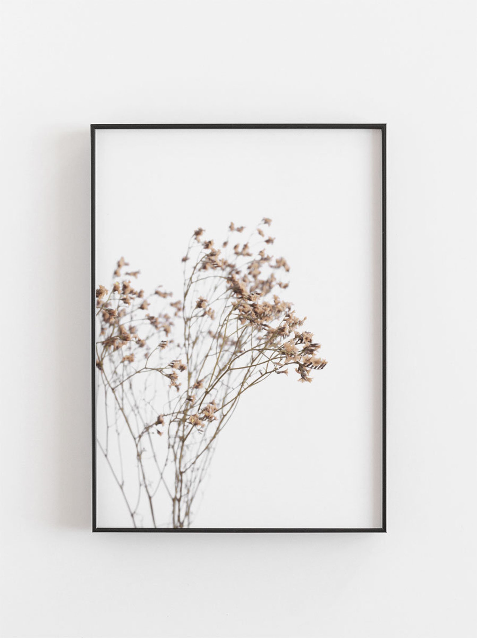 Dried Flowers Art Wild Flower Print Minimalist Print - Etsy Canada