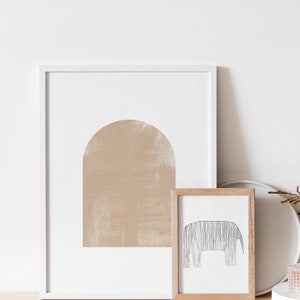 Arched Printdigital Printdiy Artminimalist Printscandi | Etsy