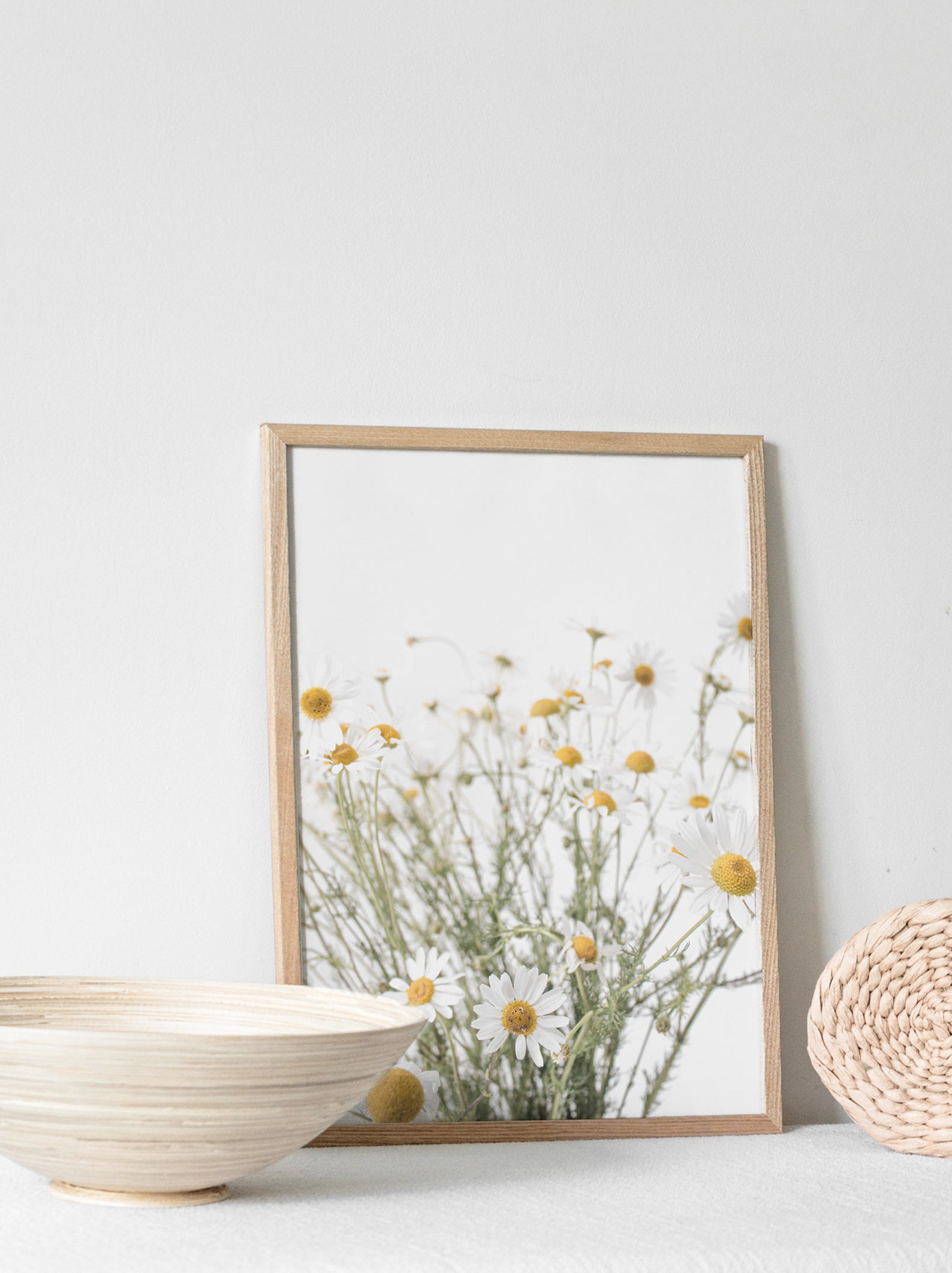Farmhouse Print Digital Print Farmhouse Wall Art Camomile - Etsy