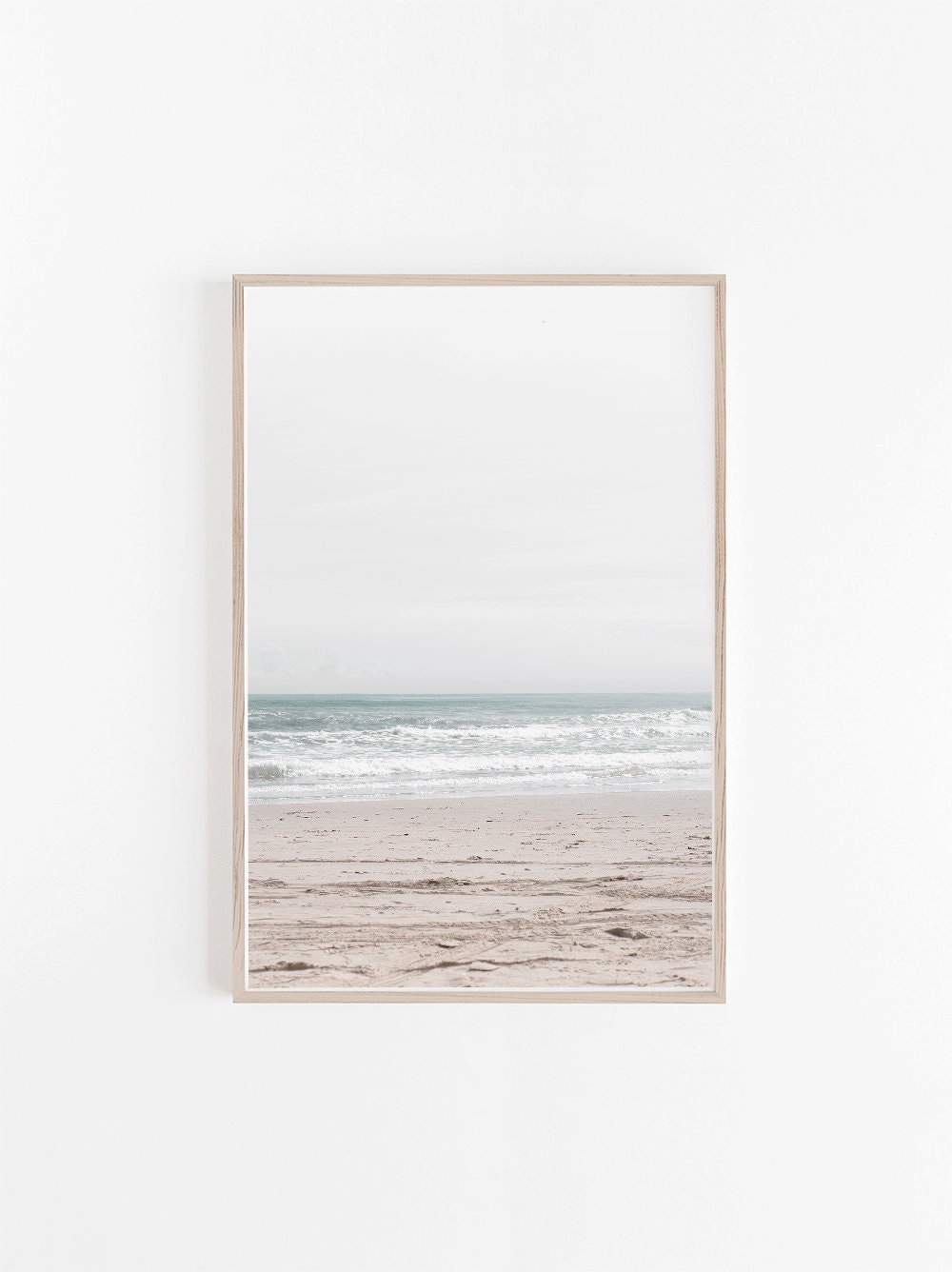 Beach Print Digital Prints Blue Wall Art Beach Decor Beach | Etsy