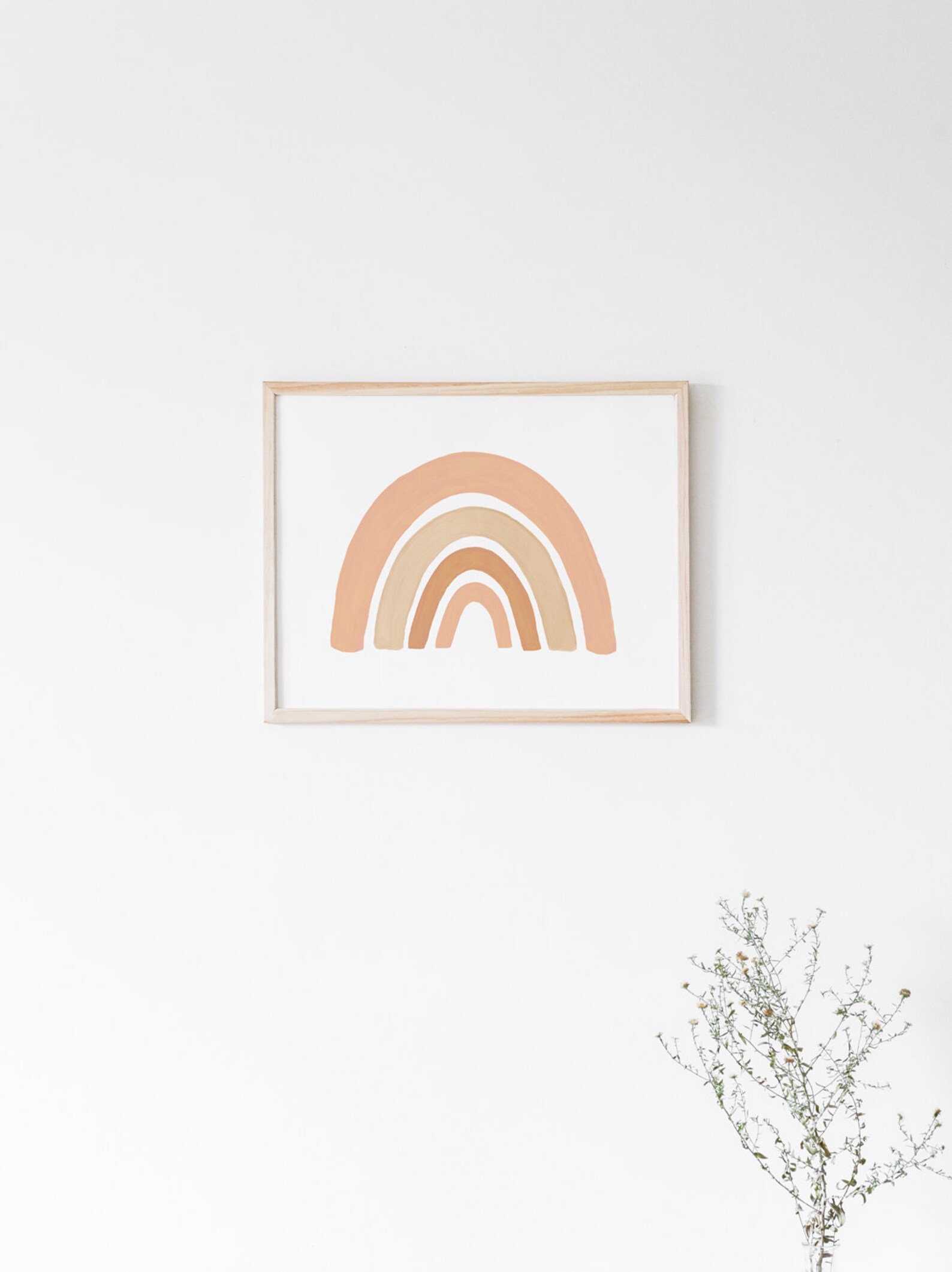 Rainbow Print Rainbow Wall Art Rainbow Art Print Kids Room - Etsy