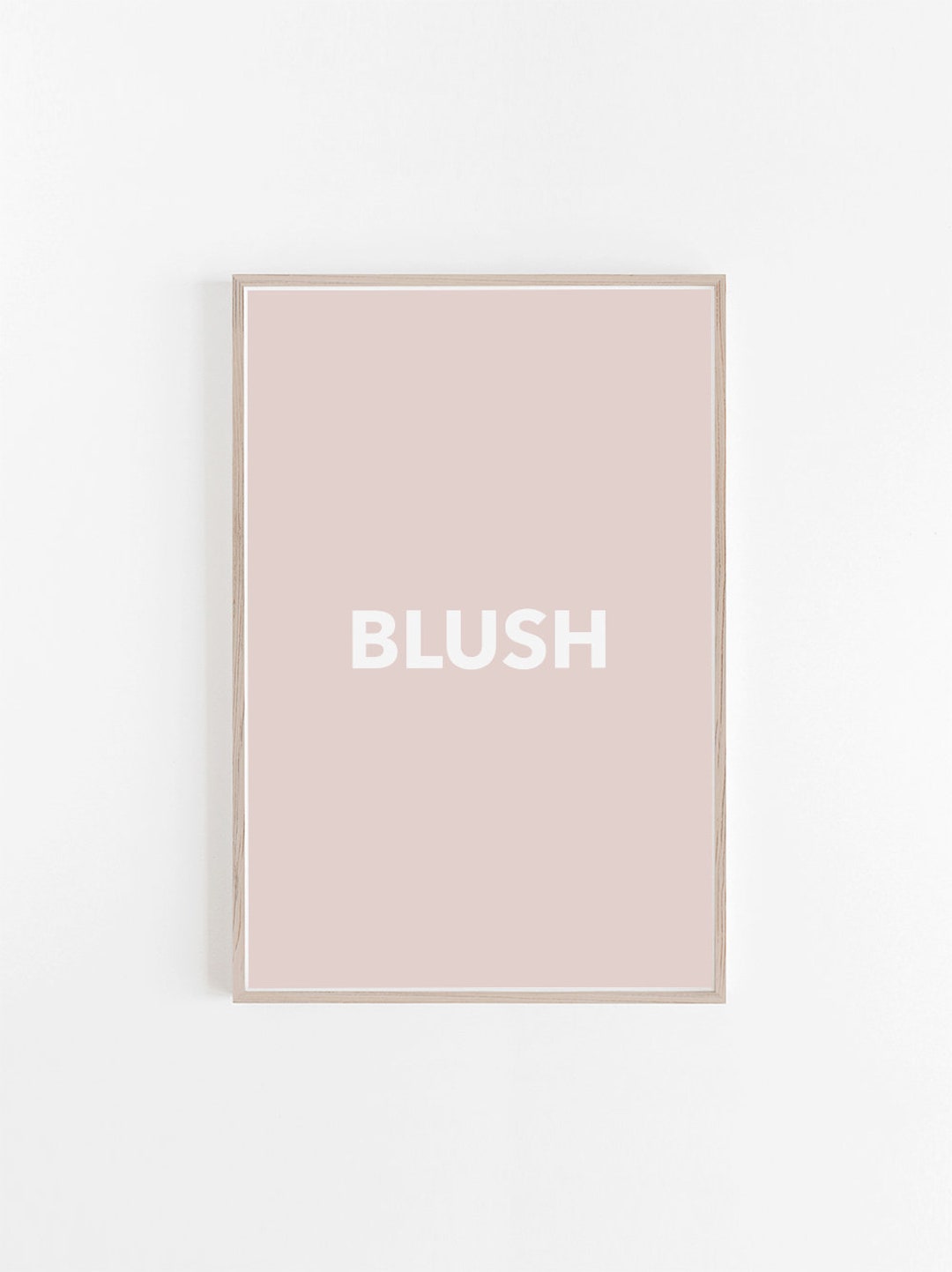 Typography Print,pink Wall Art,poster,pink Print,blush Pink Print ...