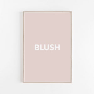 Typography Print,pink Wall Art,poster,pink Print,blush Pink Print ...