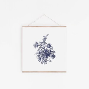 French, Blue Wall Art, Botanicals, Farmhouse, Vintage, Digital Prints ...