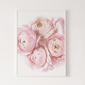 Flower Print, Pink Print, Wall Decor, Pink Wall Art, Pink Wall Art ...