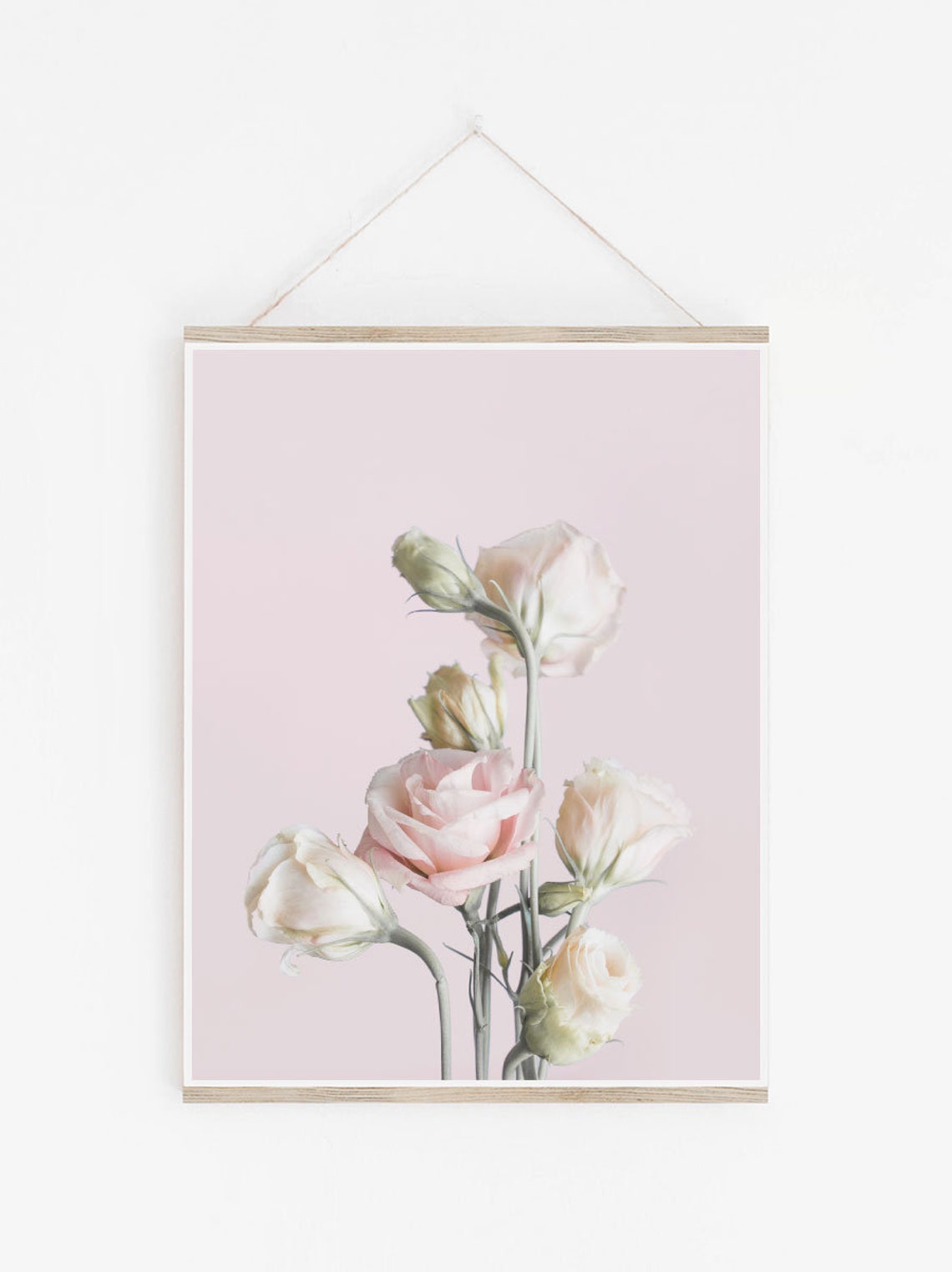 Flower Printpink Wall Artfloral Printfloral Wall Artfloral | Etsy