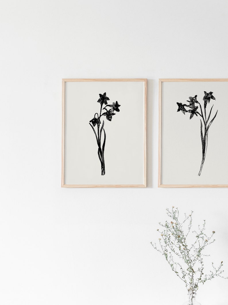Plant Prints Digital Prints Set of 2 Prints Botanical - Etsy