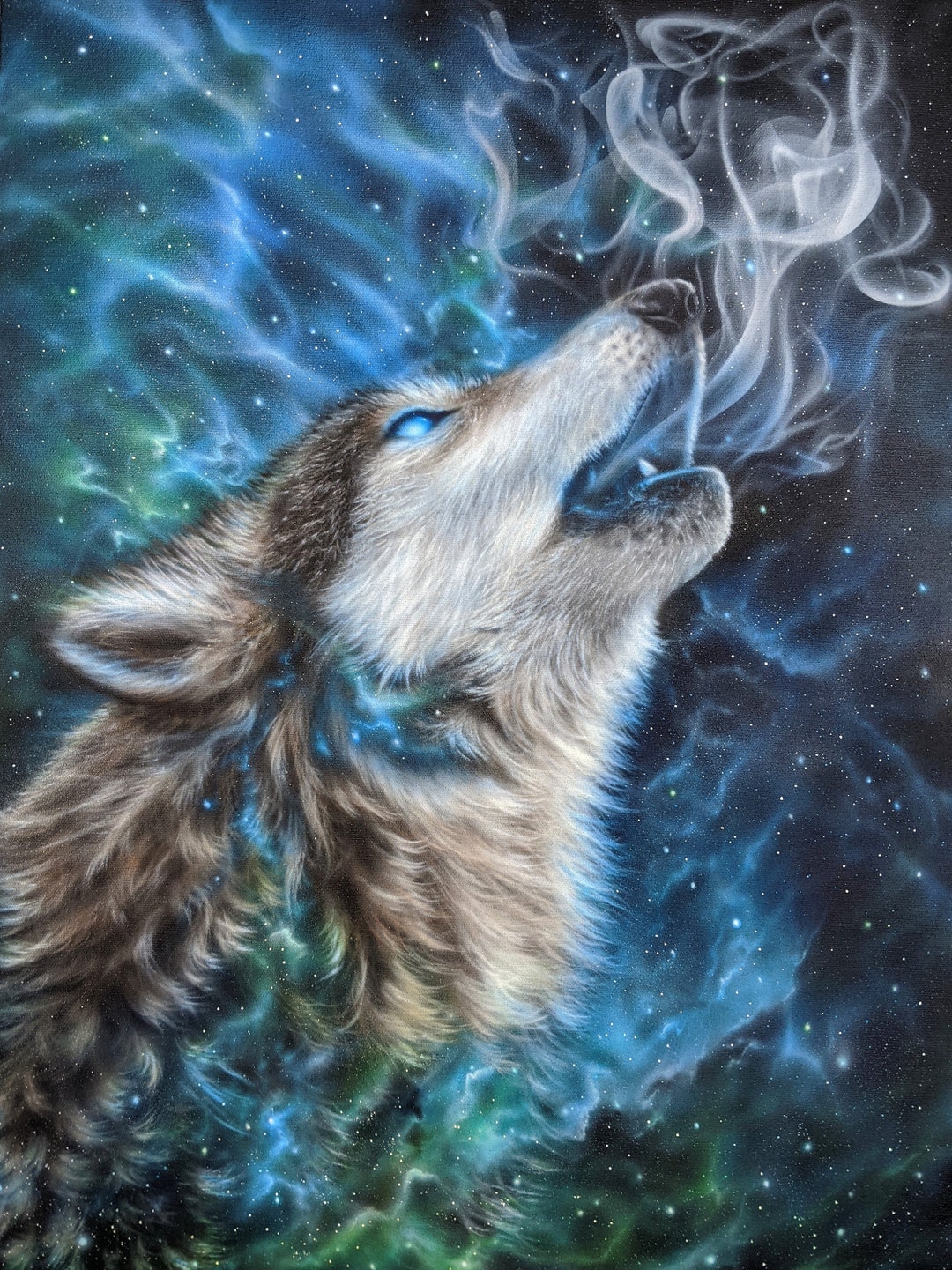 SPIRIT WOLF Print, Fine Art Print, Giclee Print - Etsy