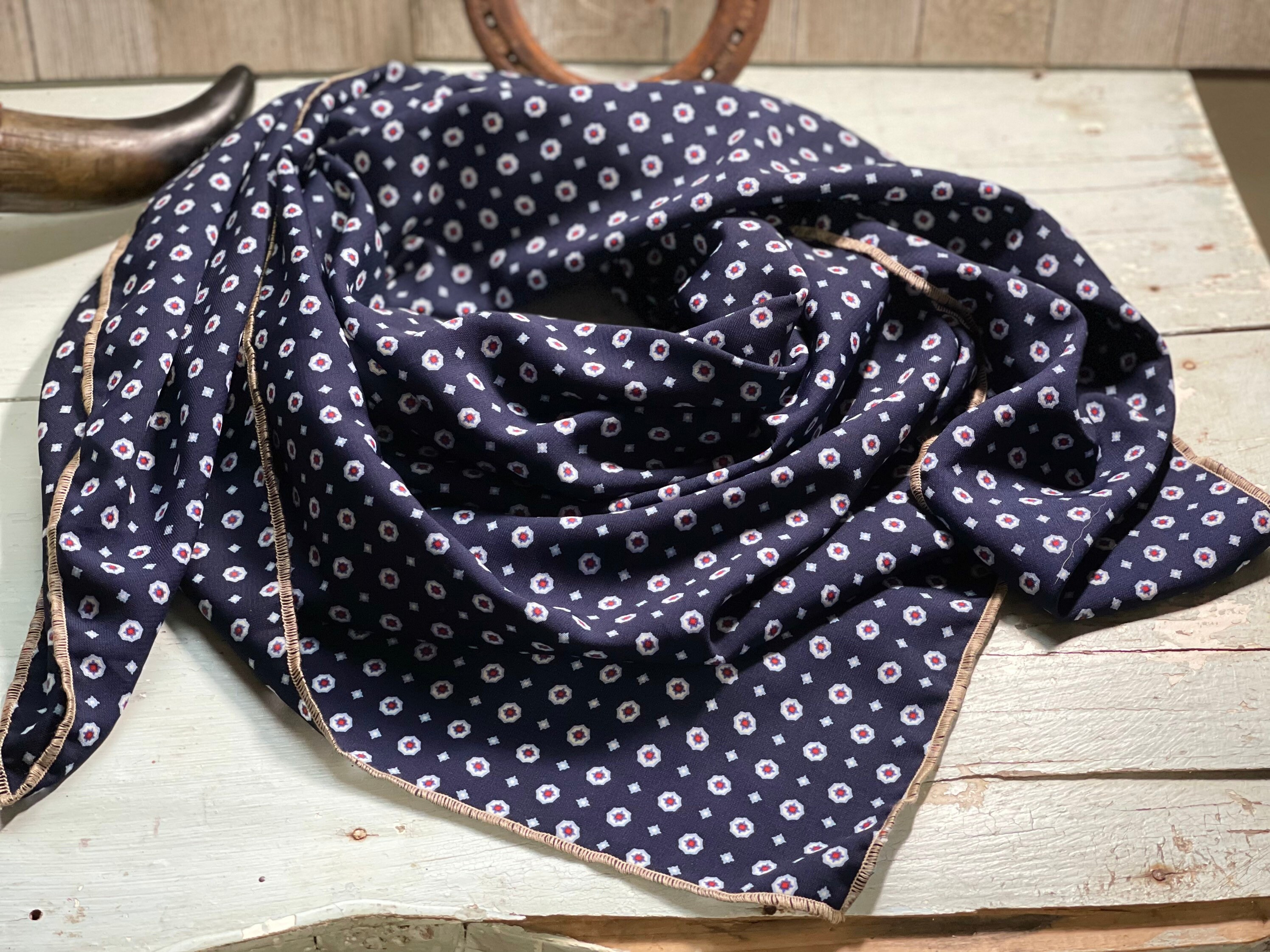 Navy/red Wild Rag & Mini Wild Rag - Etsy