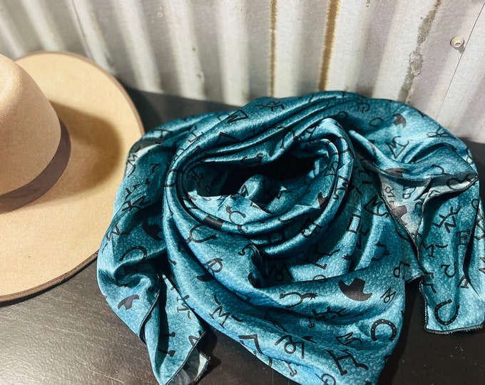 Blue Brands Wild Rag. - Etsy