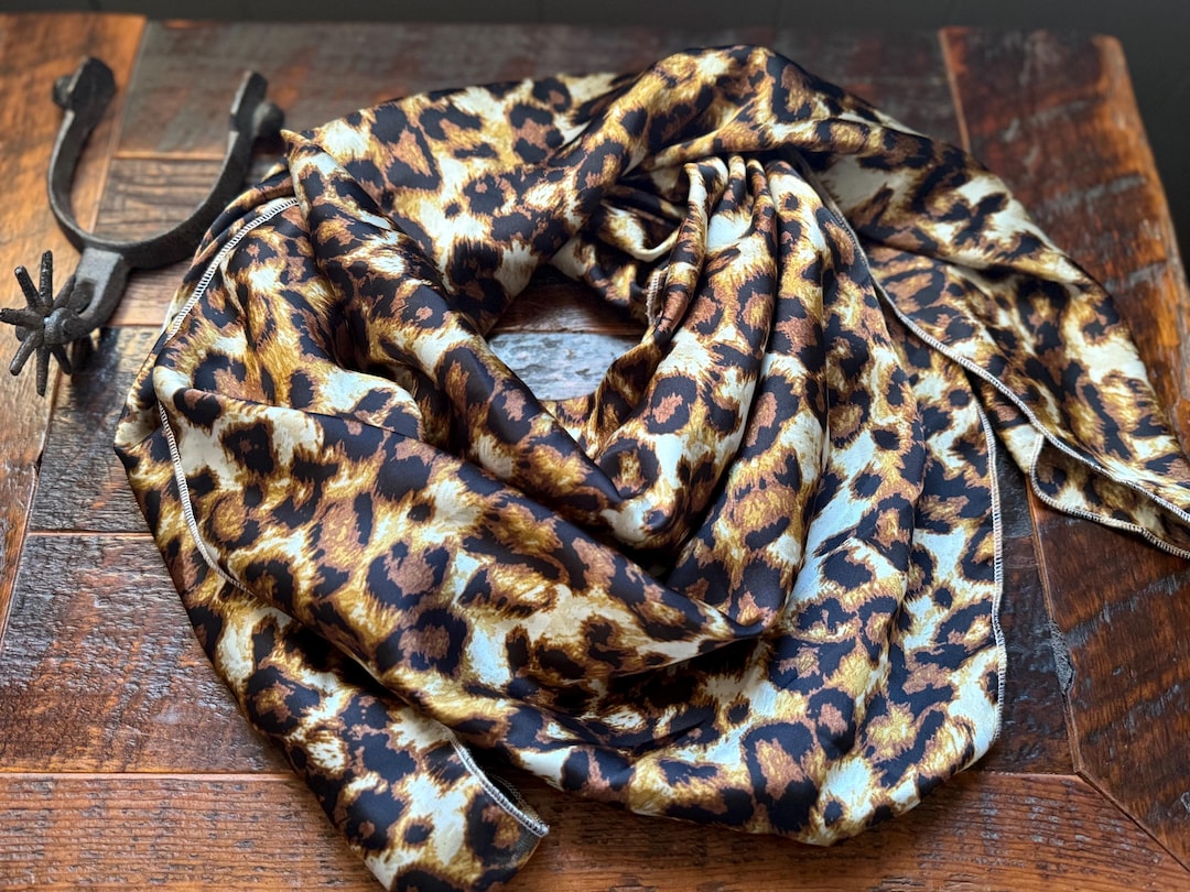 Cheetah Print Wild Rag - Etsy