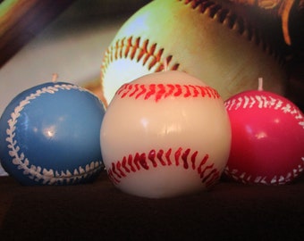 Baseball Candle | Etsy