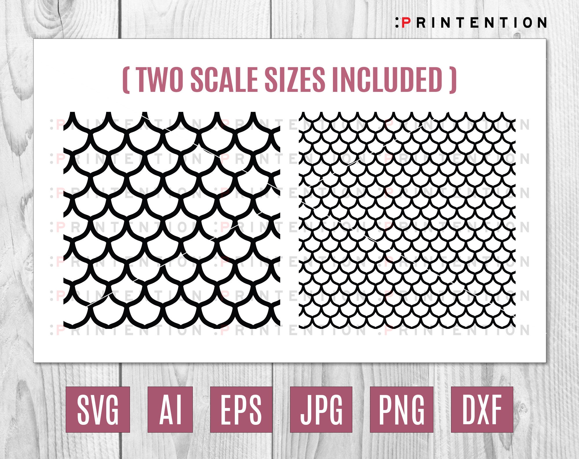 SVG Repeating Scales Pattern Digital Paper Eps Png Ai - Etsy